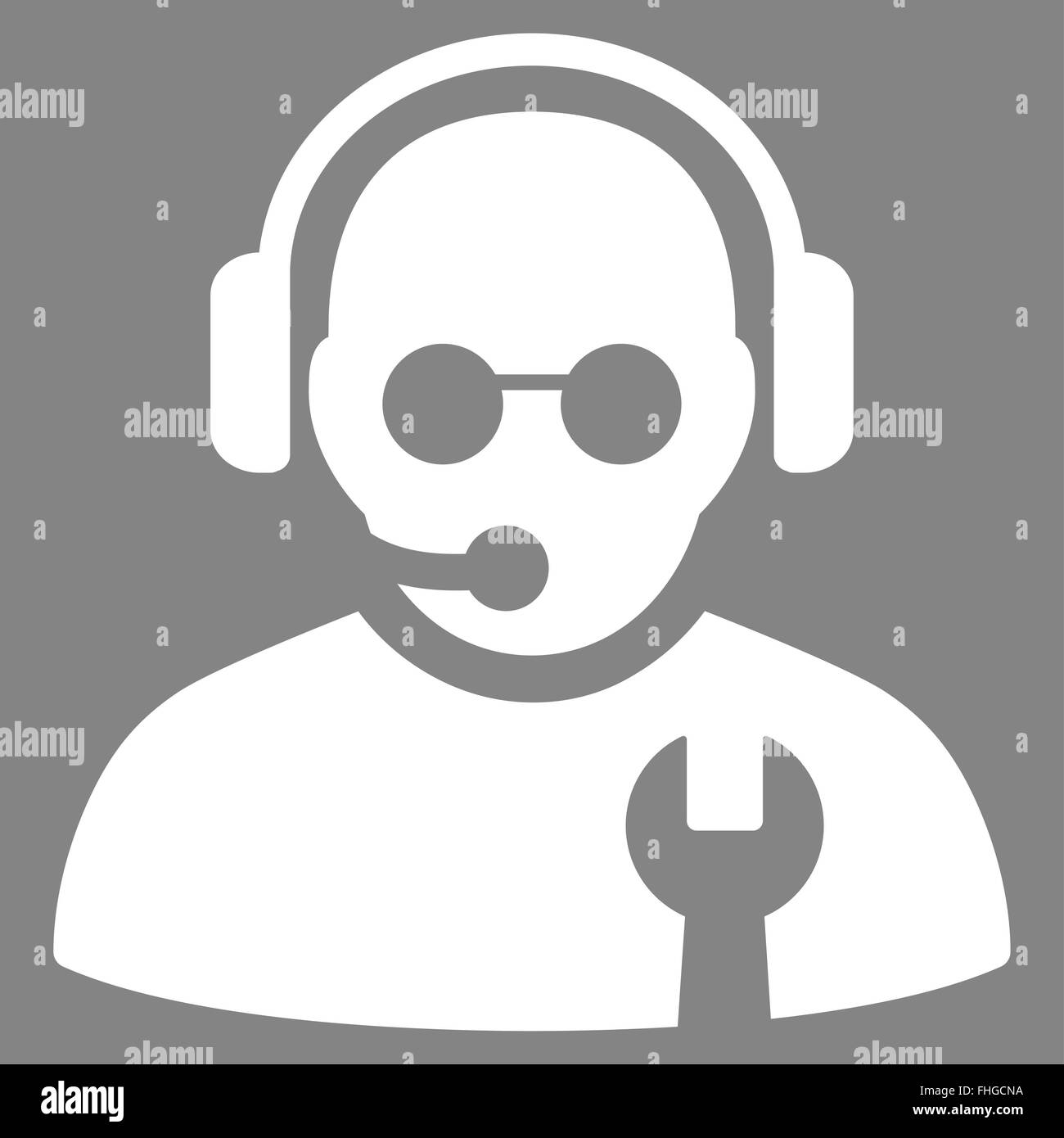 Service Operator Icon Stock Photo - Alamy