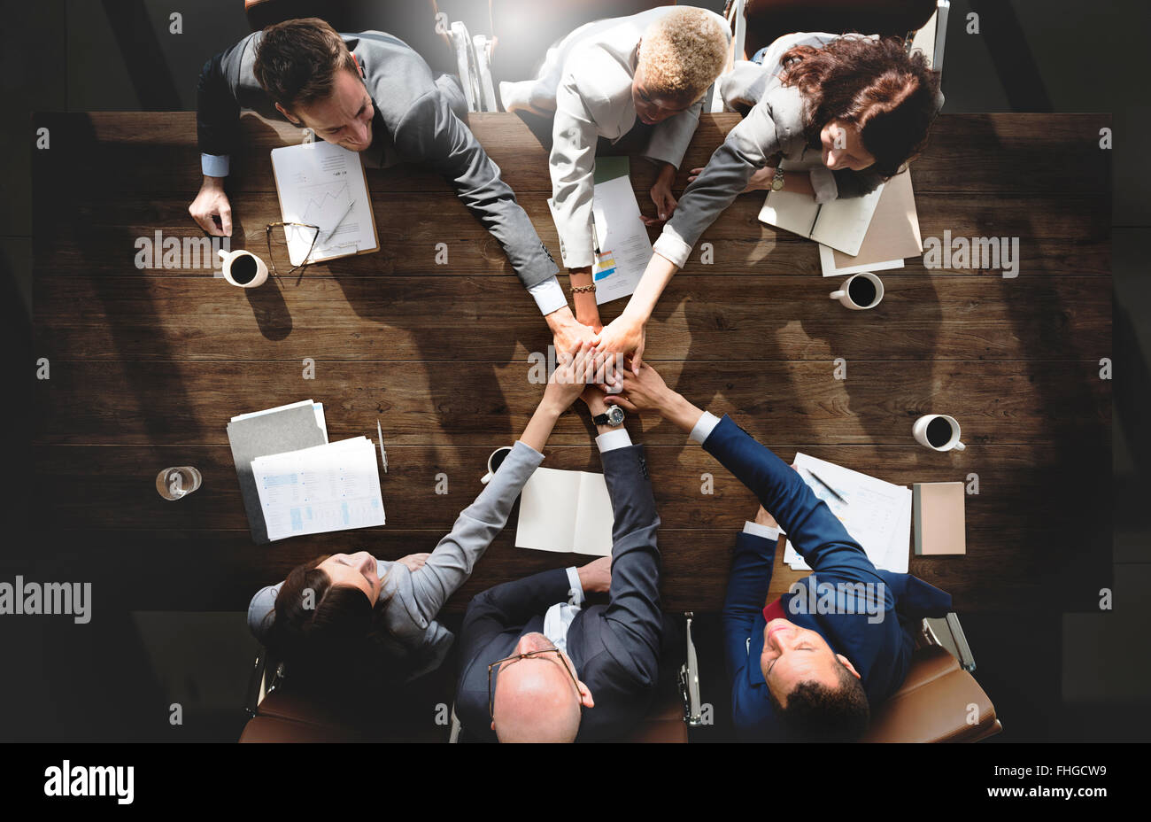 Business People Meeting Corporate Connection Togetherness Concept Stock ...