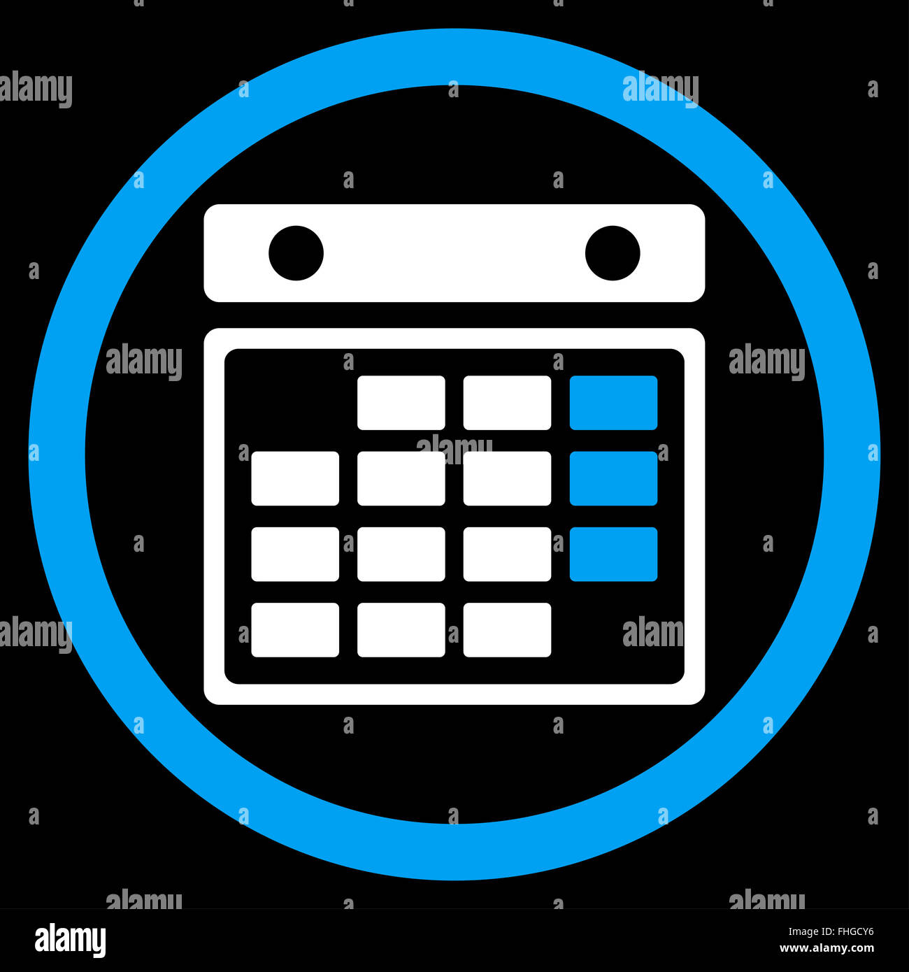 Month Calendar Icon Stock Photo - Alamy