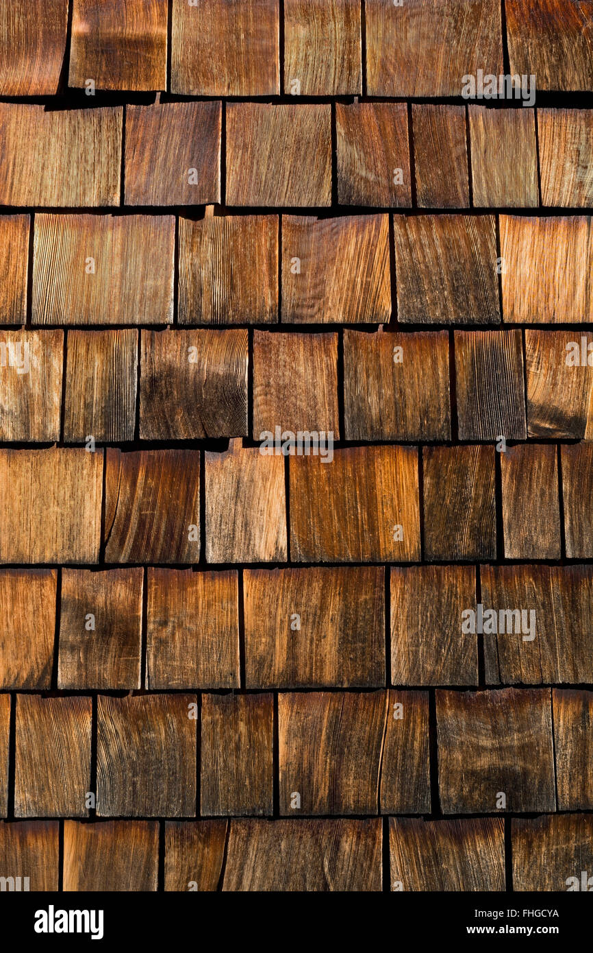 Wood shingles, close-up Stock Photo - Alamy
