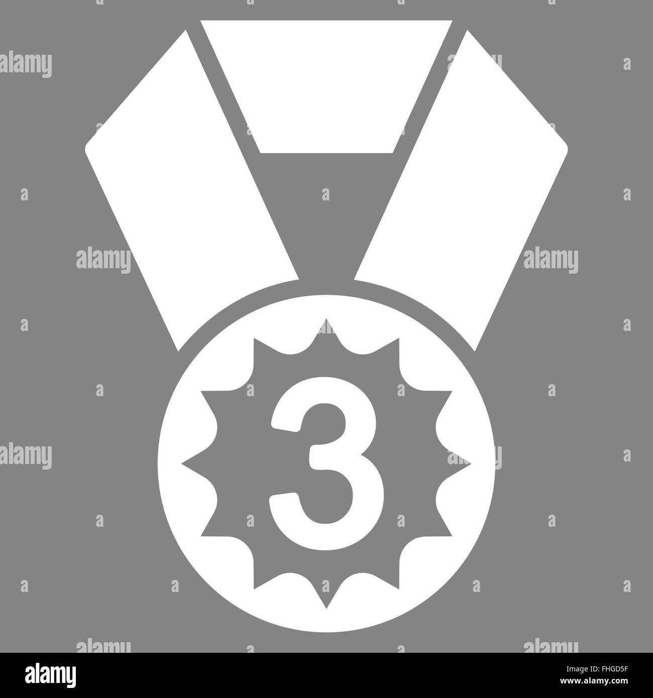 Third place icon from Competition amp; Success Bicolor Icon Set Stock ...