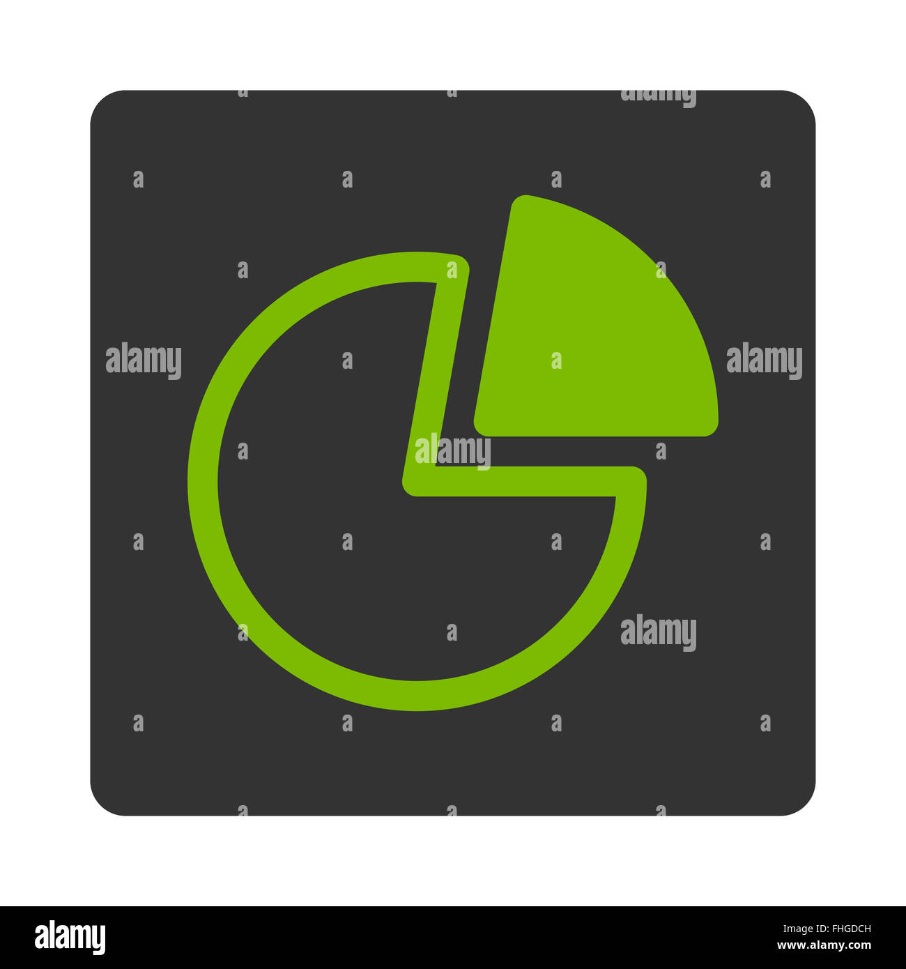 Pie Charts Icon Stock Photo - Alamy