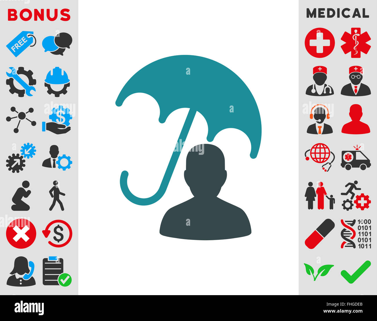 Patient Care Icon Stock Photo - Alamy