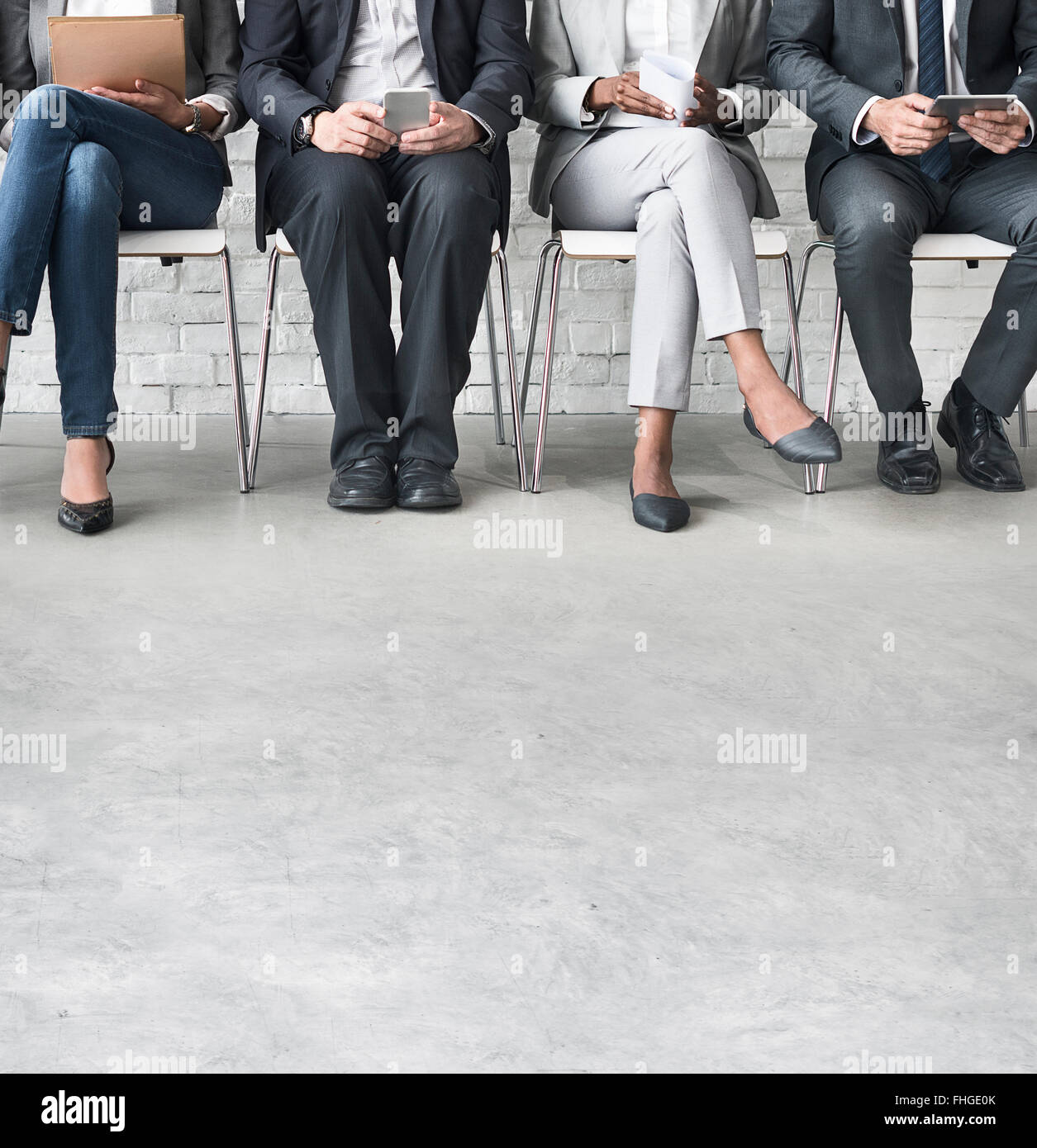 Business People Meeting Corporate Digital Device Connection Concept ...