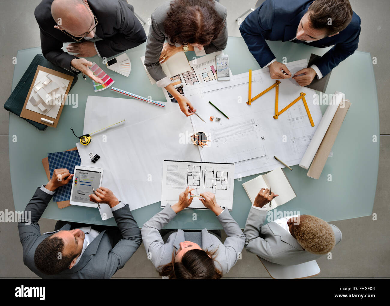 People In Plan Architecture