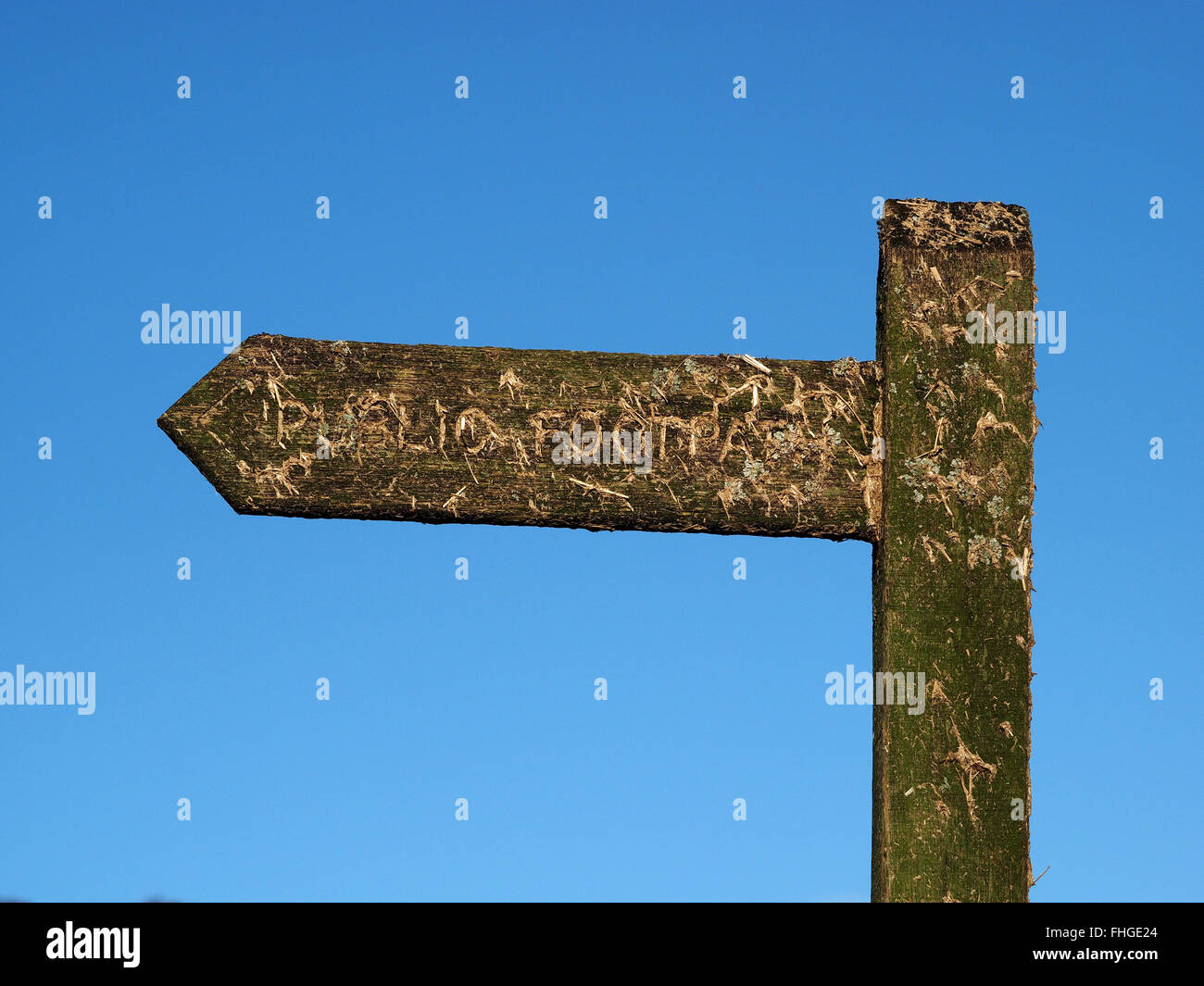 Sign post against clear sky hi-res stock photography and images - Alamy