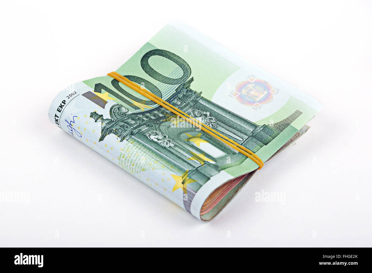 Bundle of European currency Stock Photo - Alamy