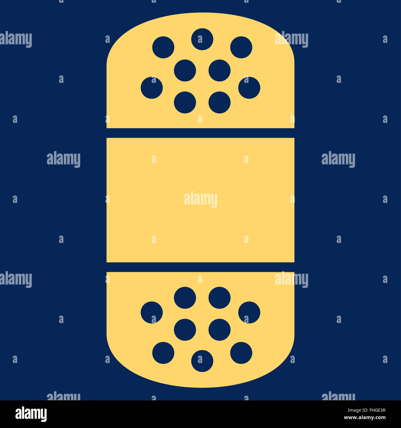 Plaster Flat Icon Stock Photo - Alamy