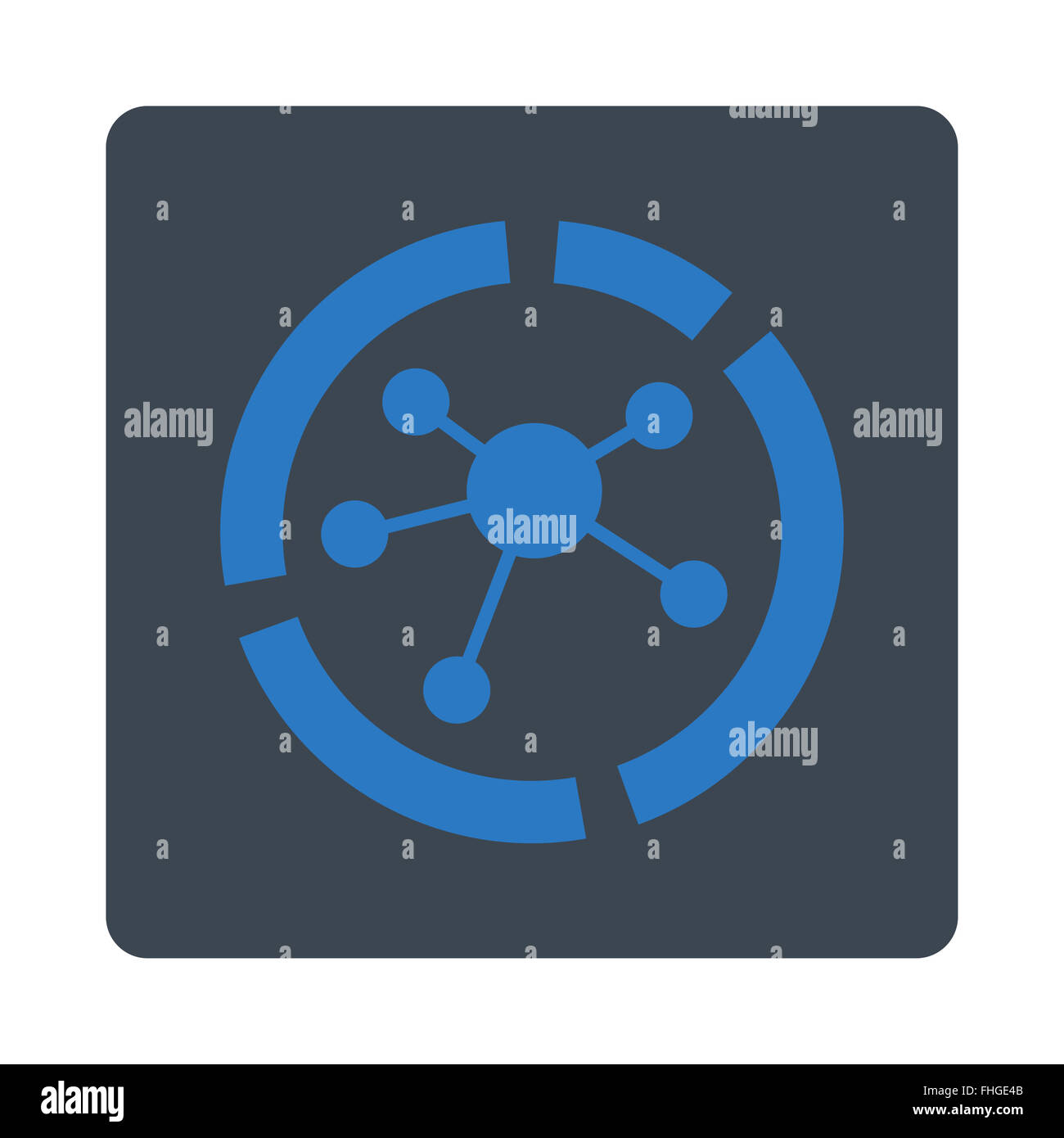 Connections diagram icon Stock Photo - Alamy