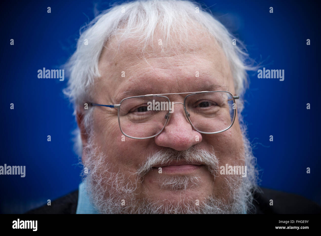 Legendary American author George R R Martin pictured at the Edinburgh ...