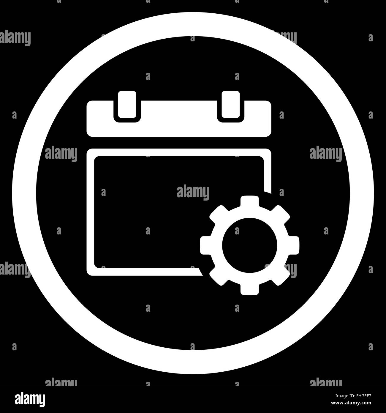 Organizer Setup Icon Stock Photo - Alamy