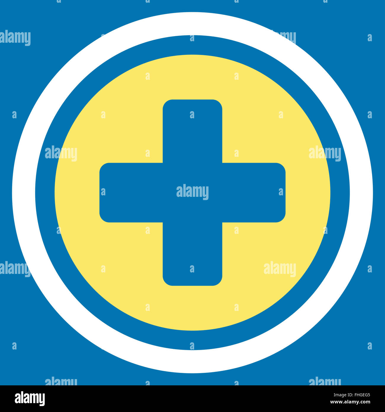 Rounded Cross Icon Stock Photo - Alamy