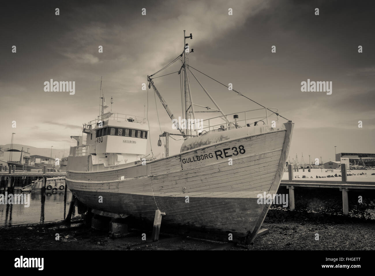 Stern of atlantic trawler hi-res stock photography and images - Alamy