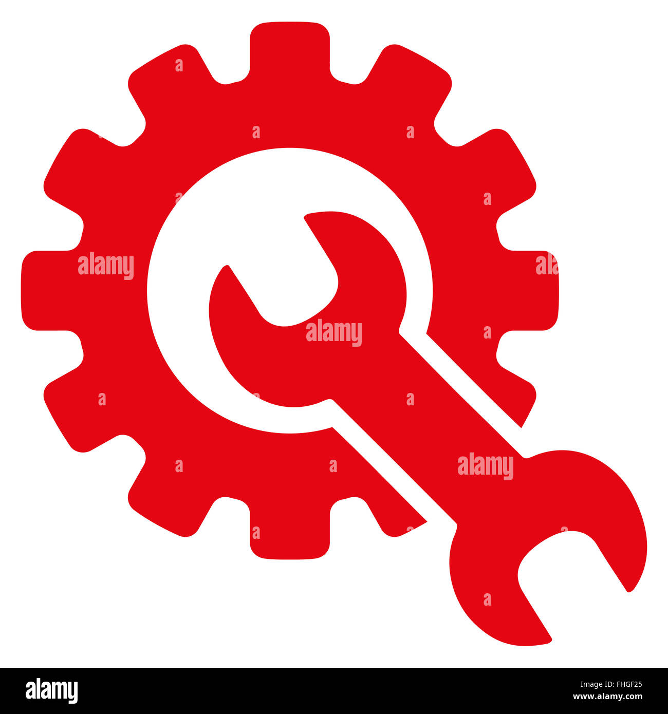 Service Tools Icon Stock Photo - Alamy