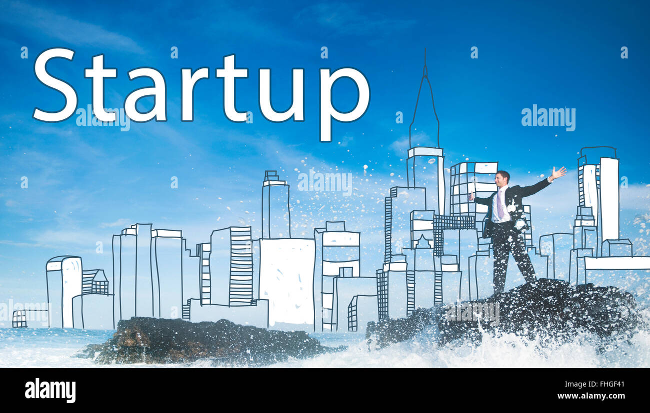 Startup New Business Vision Strategy Launch Concept Stock Photo - Alamy