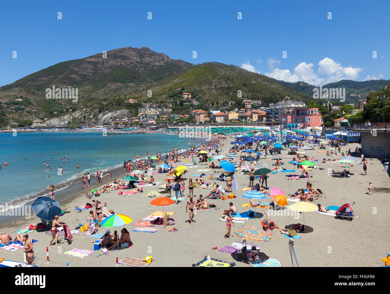 Levanto beach cinque terre italy hi-res stock photography and images ...