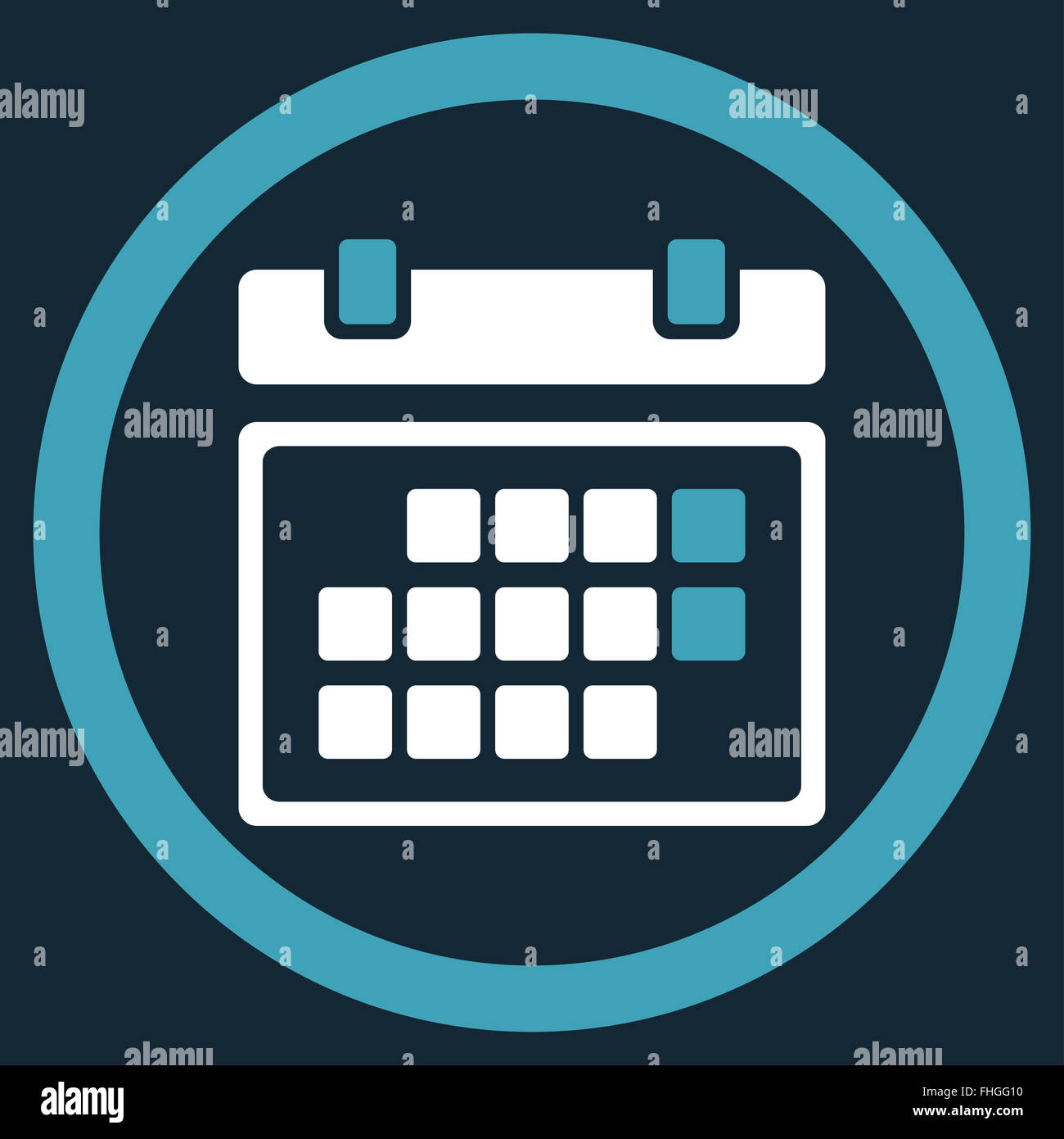 Month Organizer Icon Stock Photo - Alamy