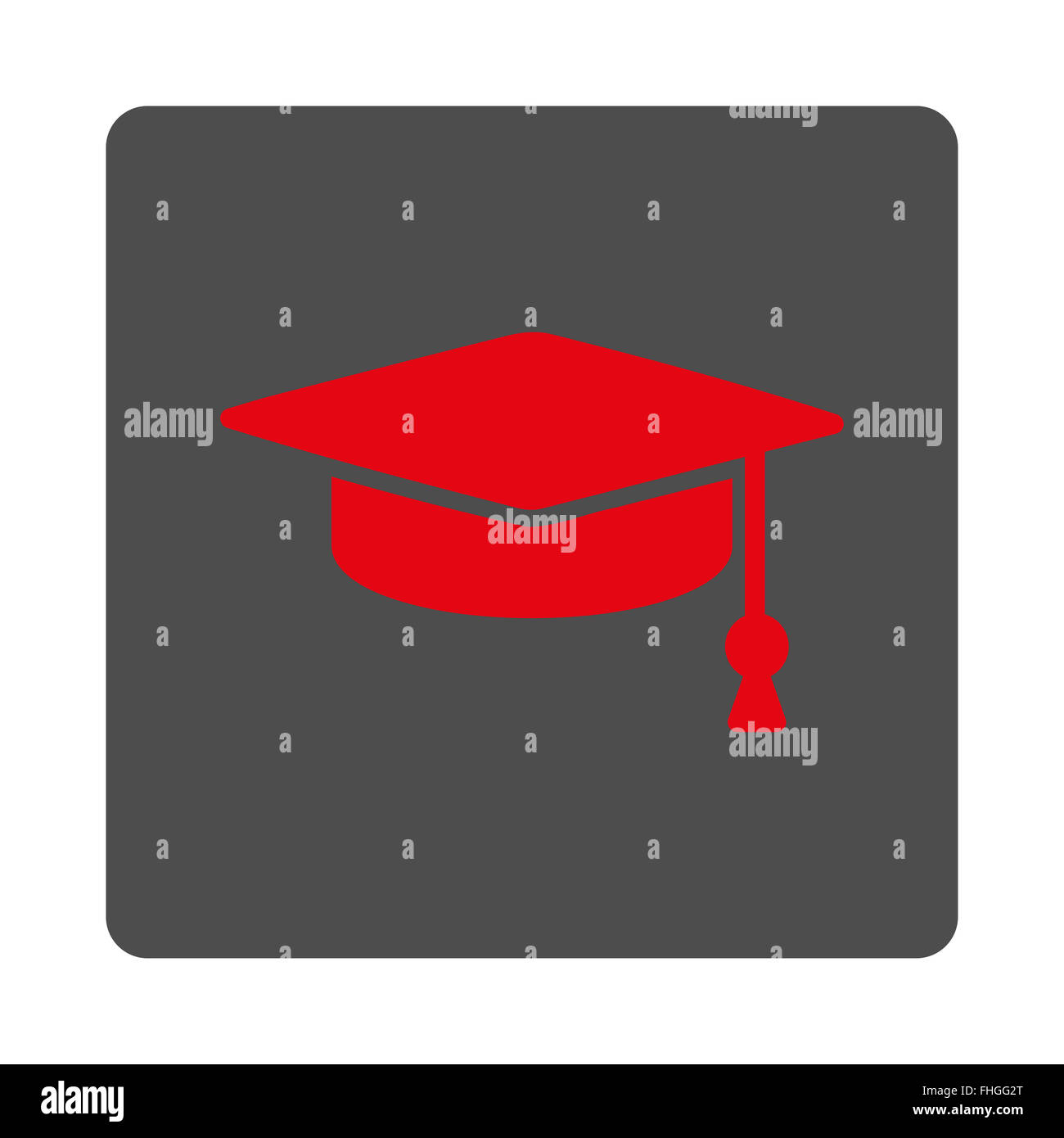 Student graduation cap glyph Cut Out Stock Images & Pictures - Alamy