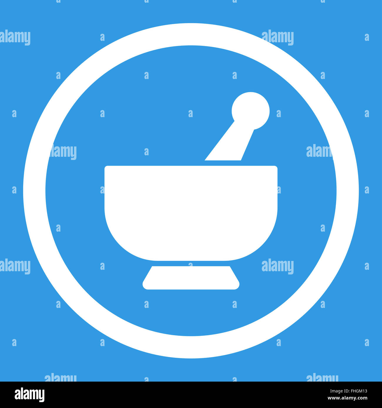 Mortar Rounded Vector Icon Stock Photo - Alamy