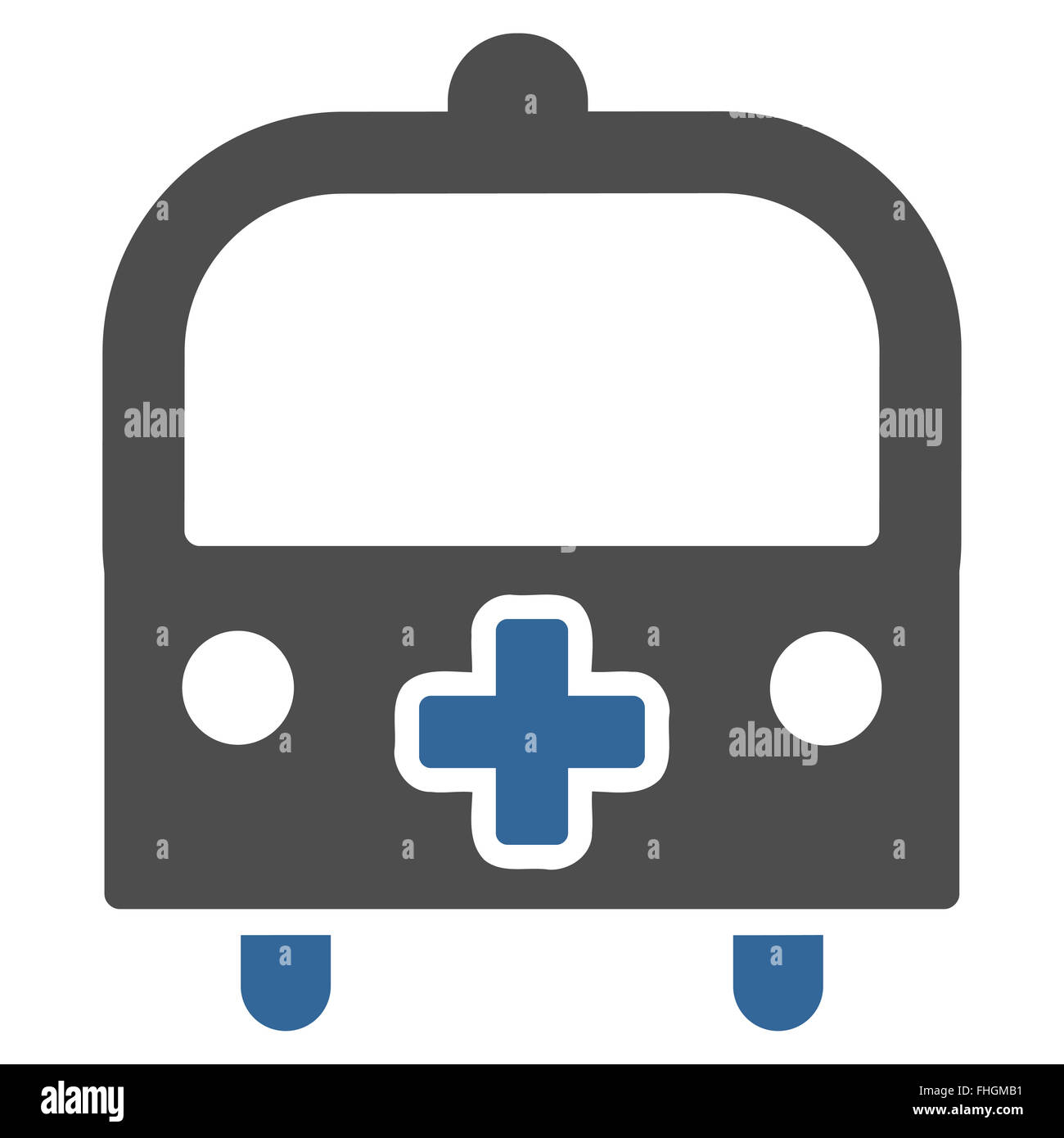 Hospital shuttle bus not airport Cut Out Stock Images & Pictures - Alamy