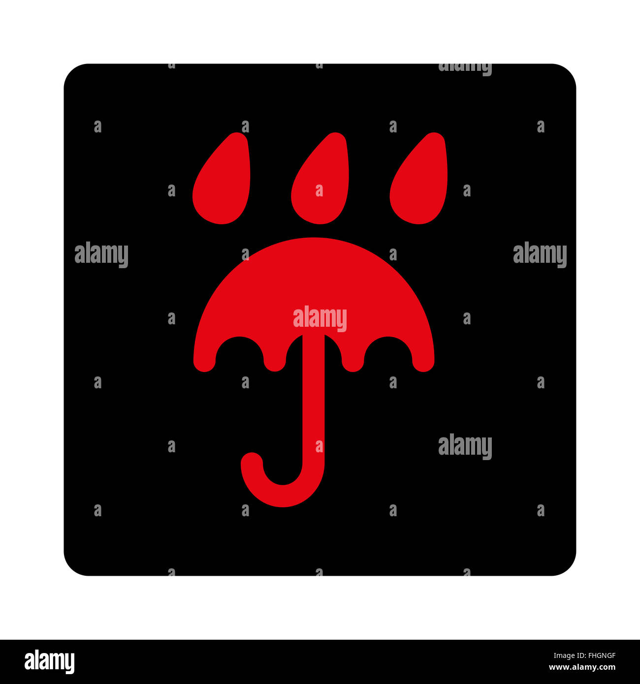 Rain protection icon Stock Photo - Alamy