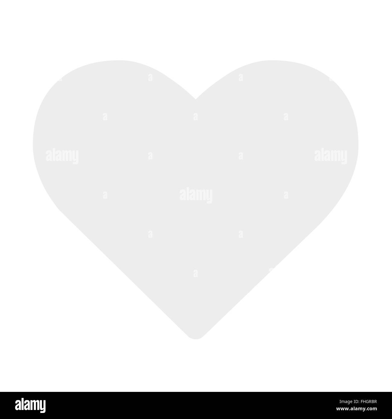Symbol heart shape of love Black and White Stock Photos & Images - Alamy
