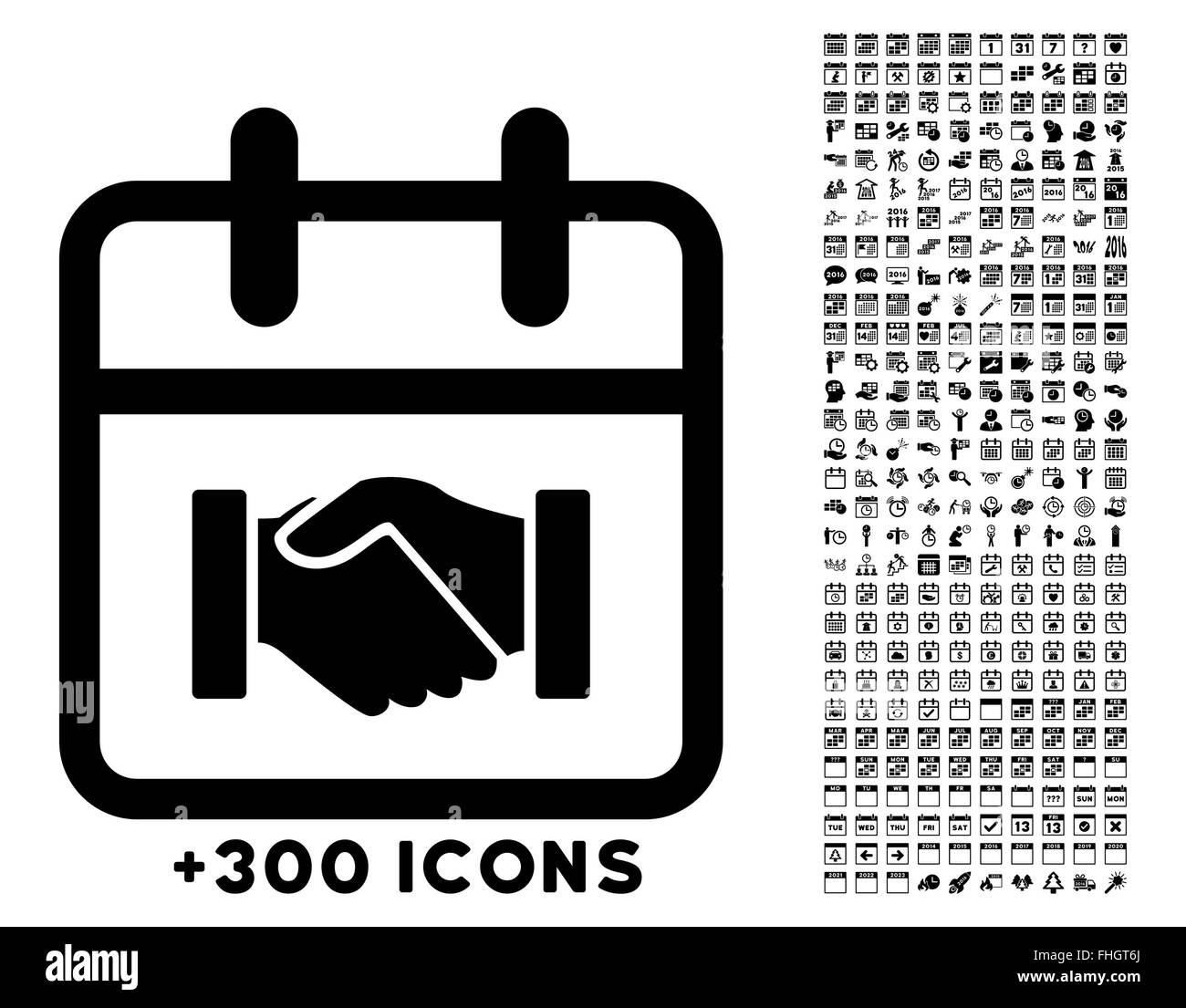 Contract Date Icon Stock Photo - Alamy
