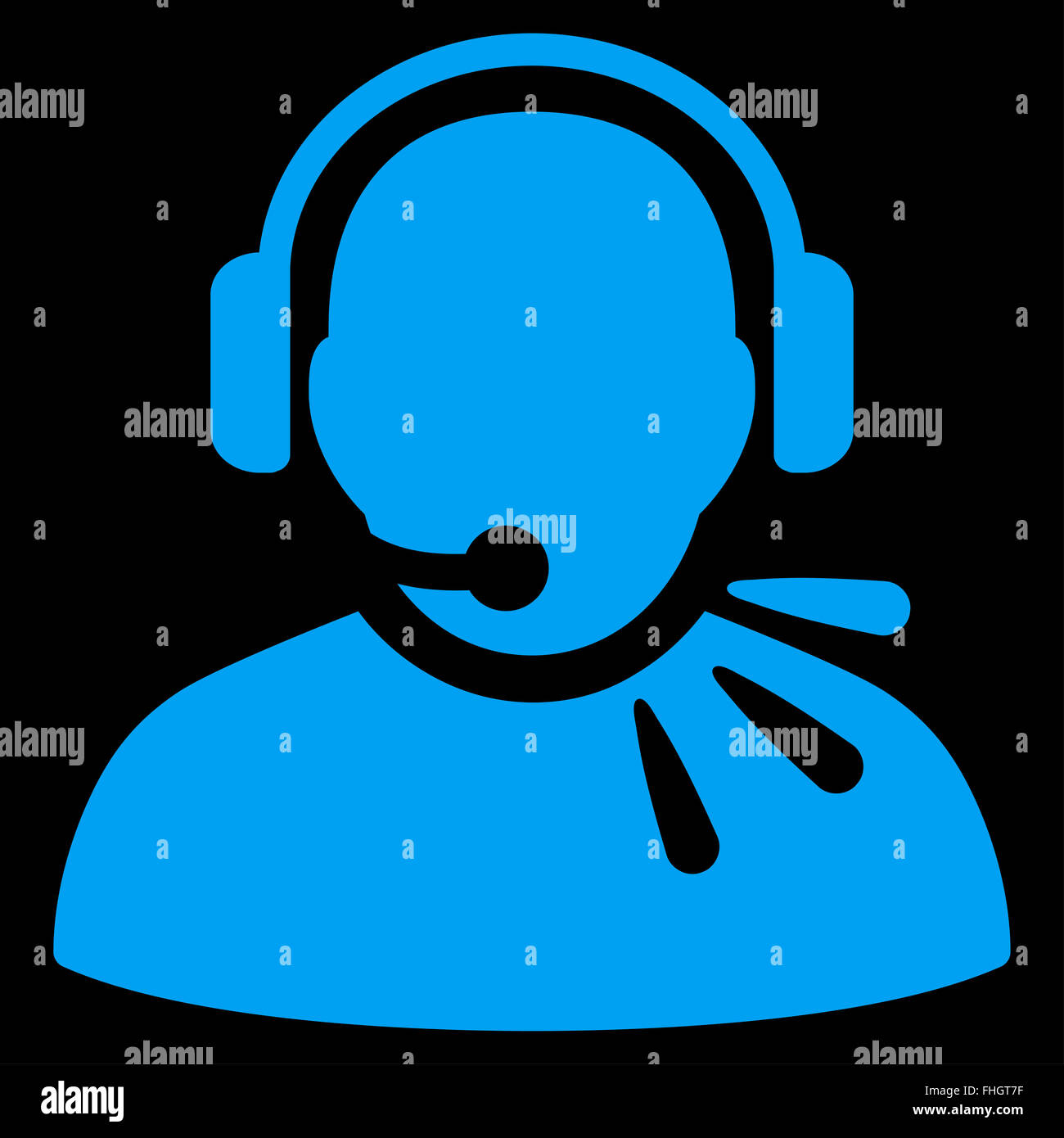 Operator Message Icon Stock Photo - Alamy