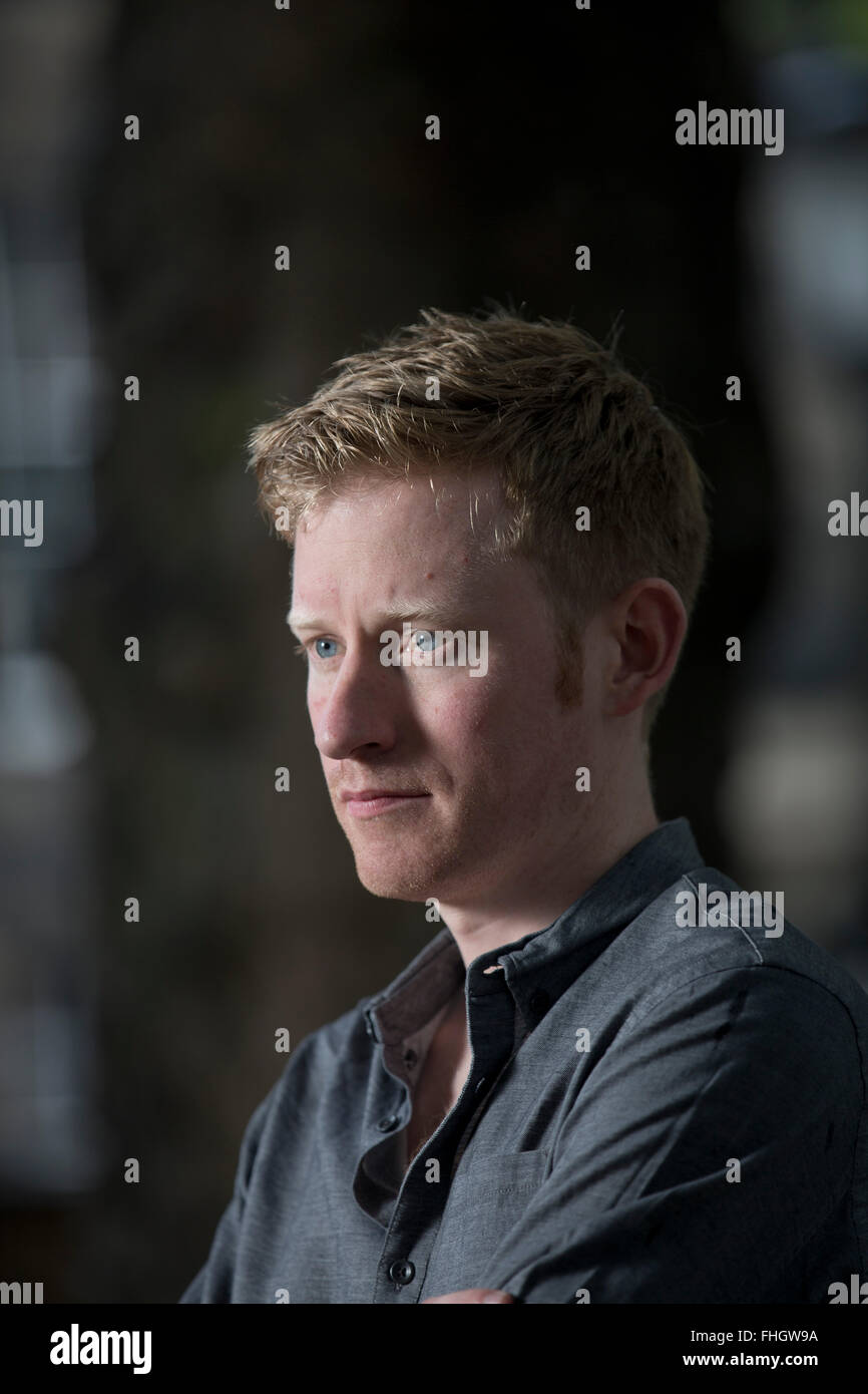 Young Irish writer Colin Barrett, pictured at the Edinburgh ...