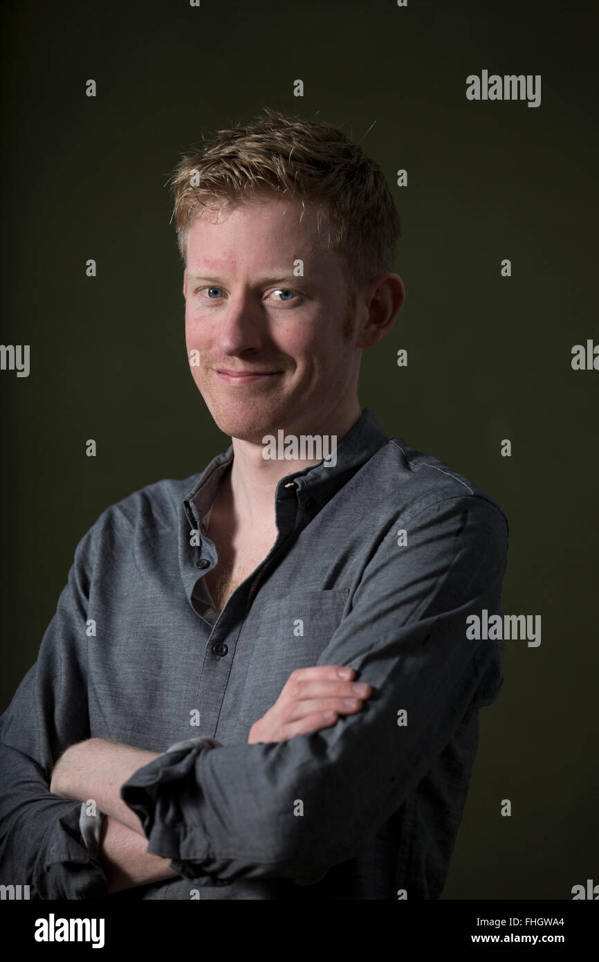 Young Irish writer Colin Barrett, pictured at the Edinburgh ...