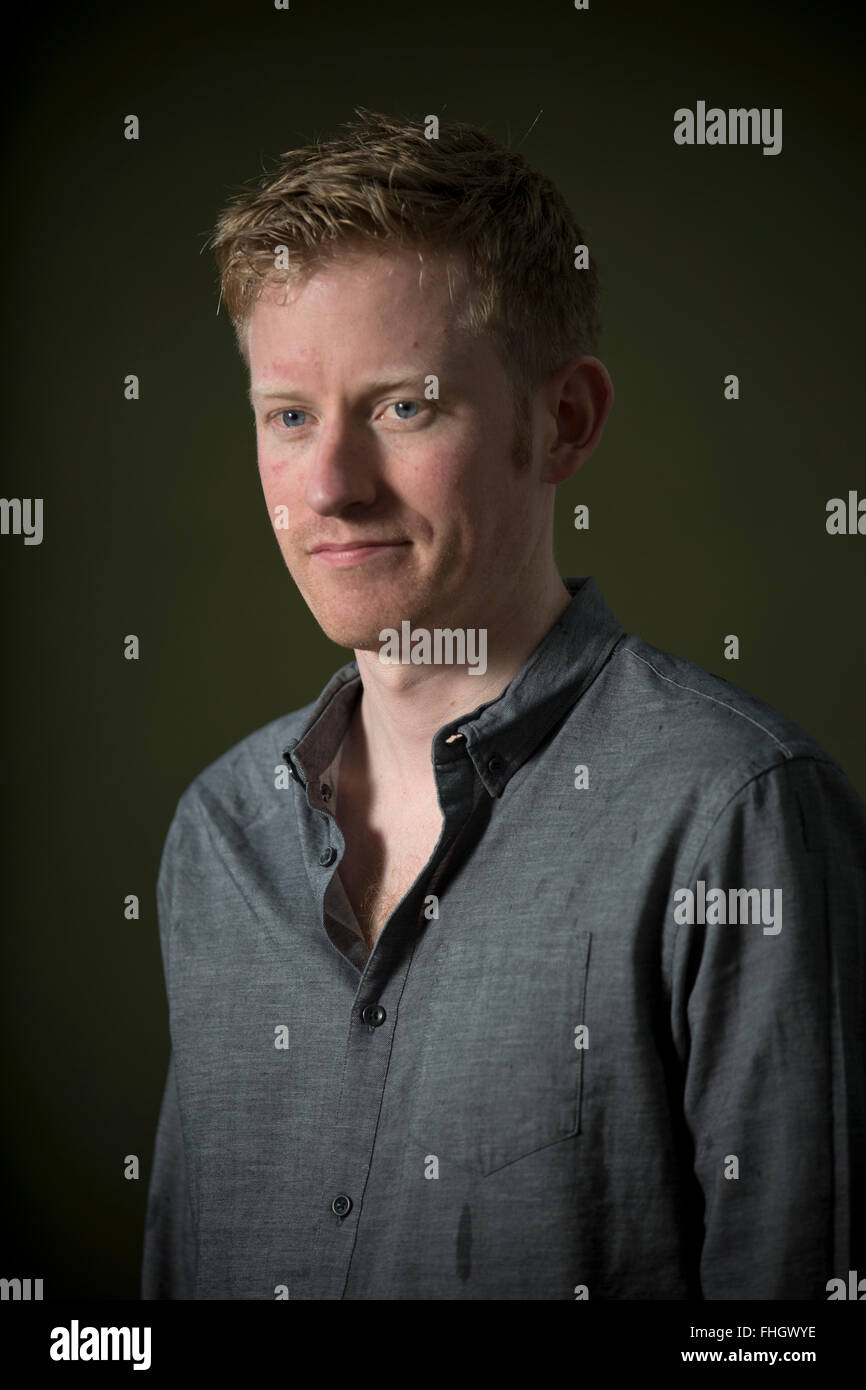 Young Irish writer Colin Barrett, pictured at the Edinburgh ...