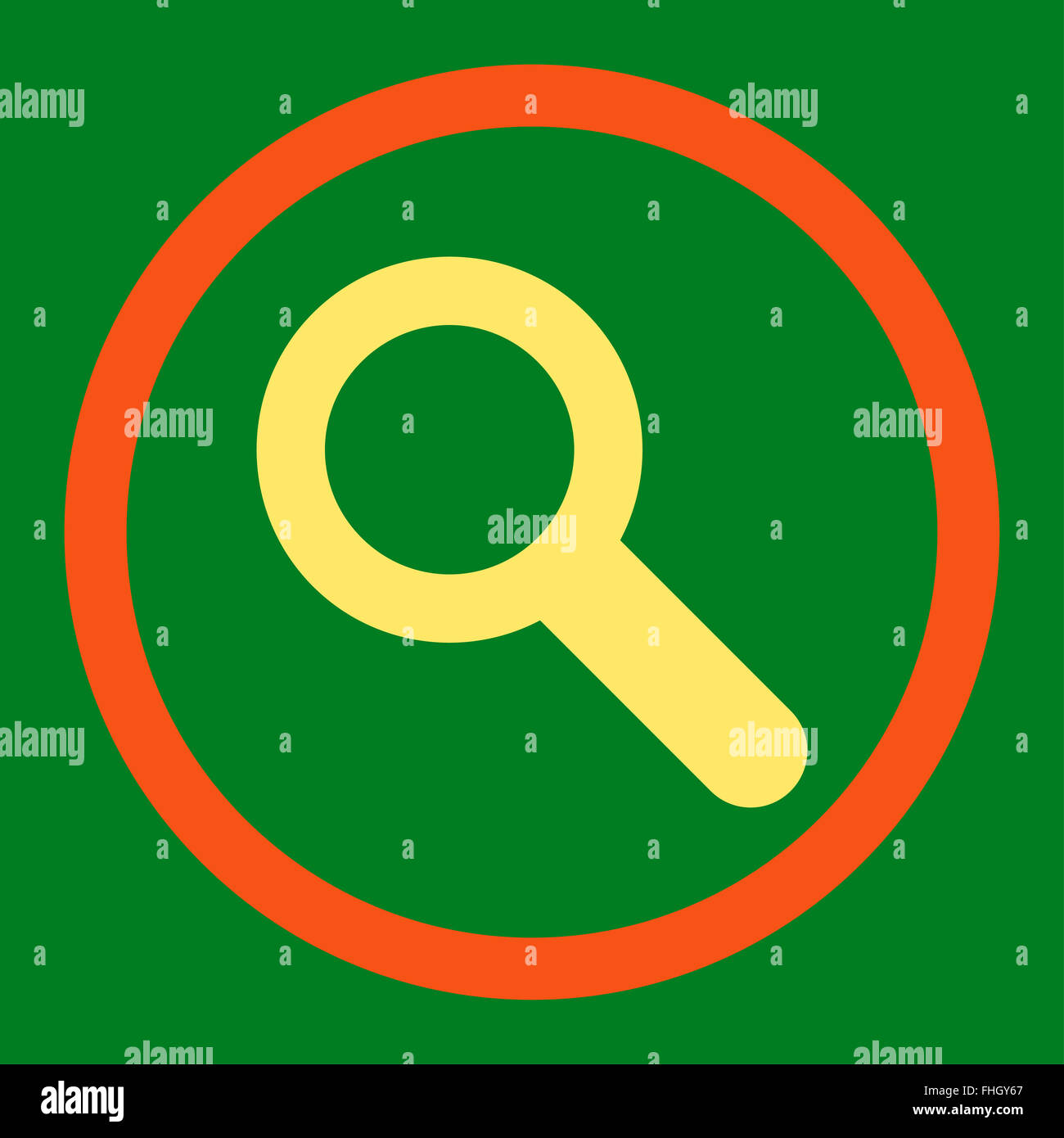 Search flat orange and yellow colors rounded raster icon Stock Photo ...