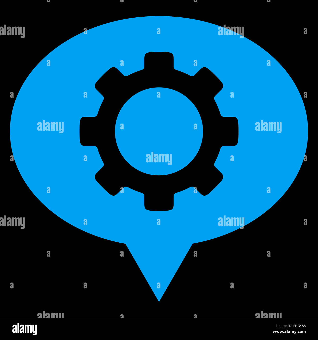 Workshop Map Marker Icon Stock Photo - Alamy