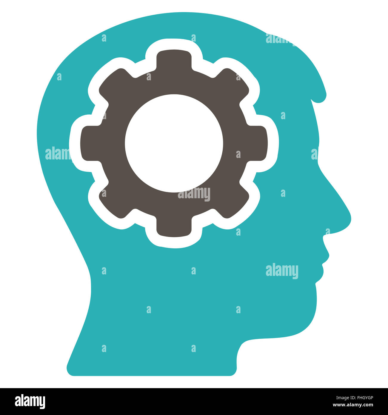 Human Mind Icon Stock Photo - Alamy