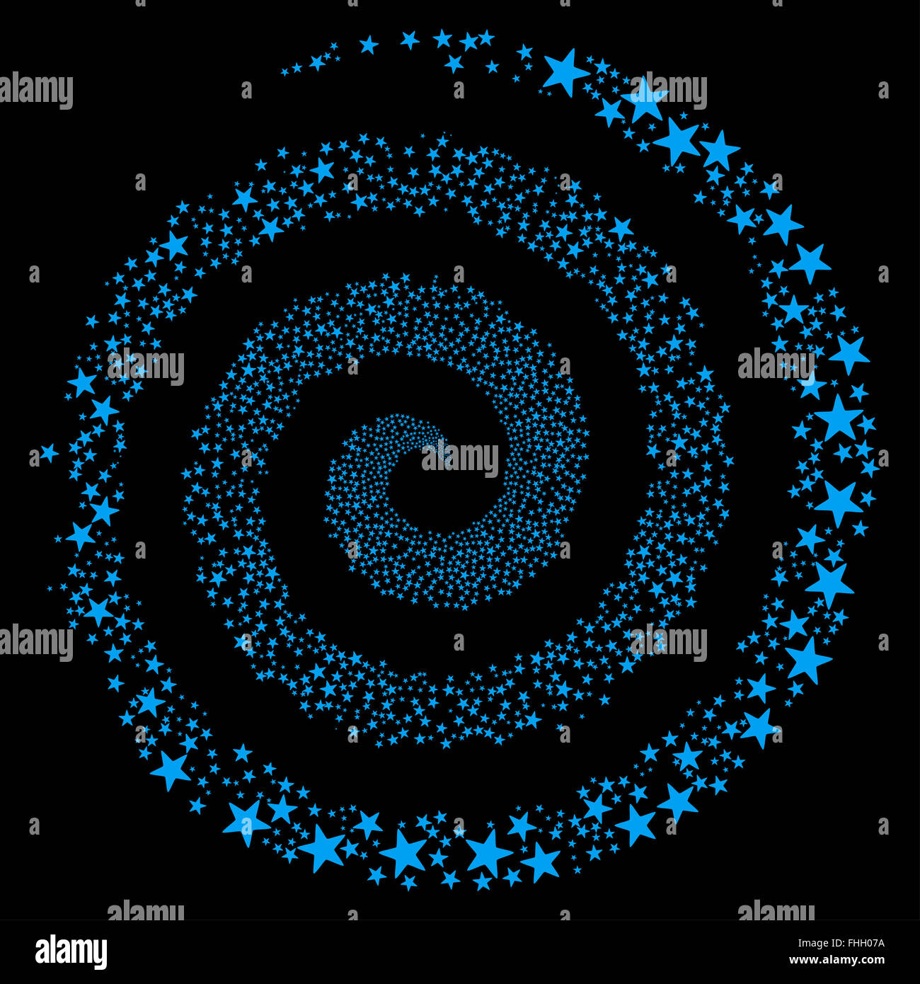Salute Star Spiral Stock Photo - Alamy