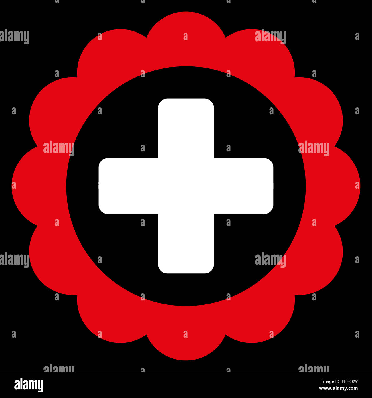 Medical Sticker Icon Stock Photo - Alamy