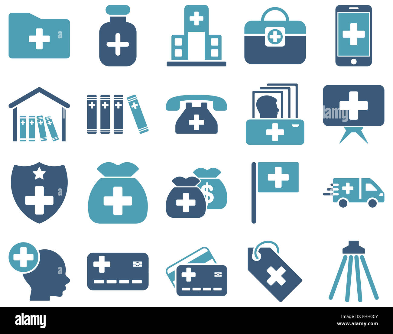 Medical icon set Stock Photo - Alamy