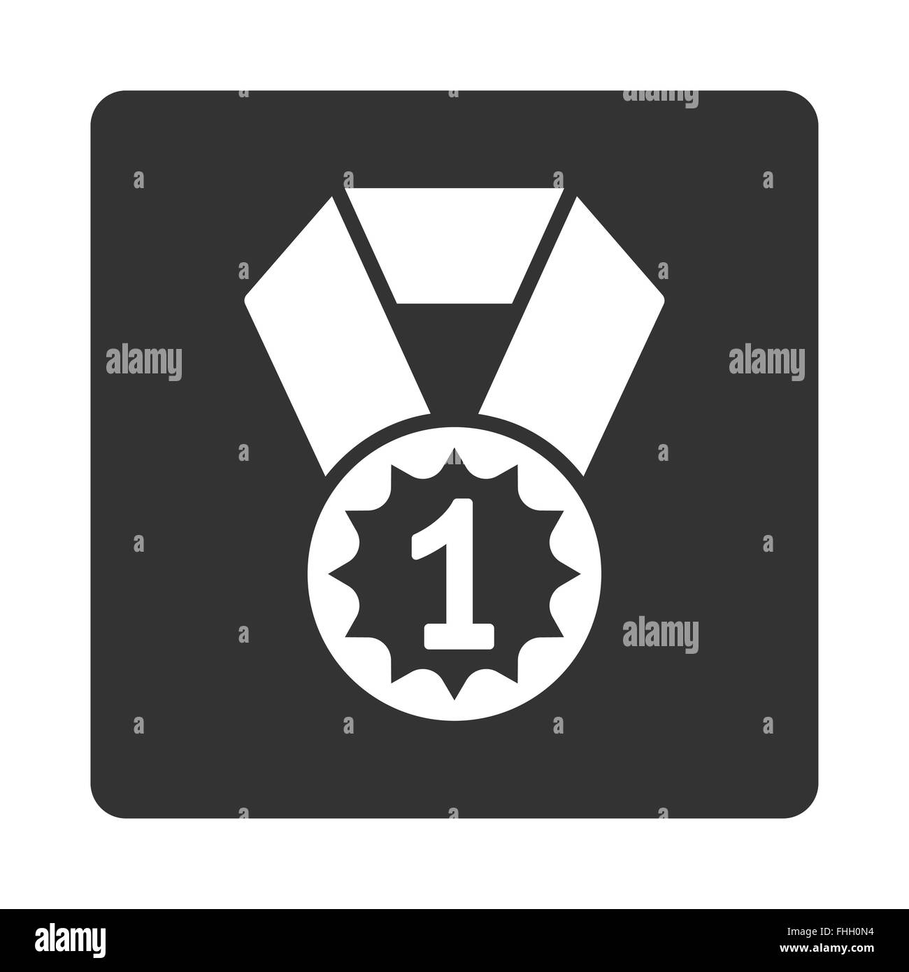 First place icon from Award Buttons OverColor Set Stock Photo - Alamy