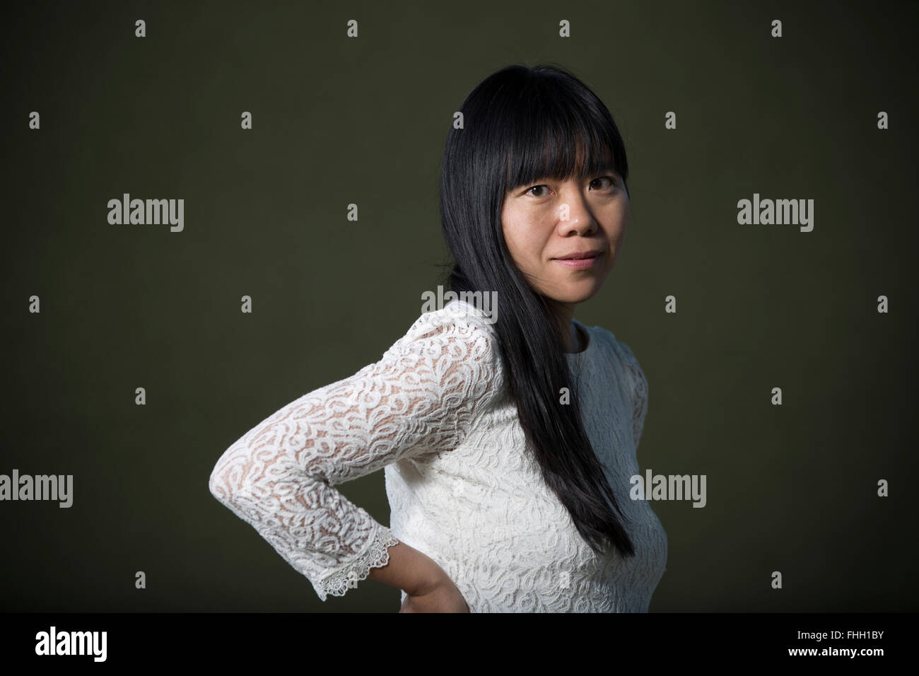Chinese-born writer Xiaolu Guo, pictured at the Edinburgh International ...