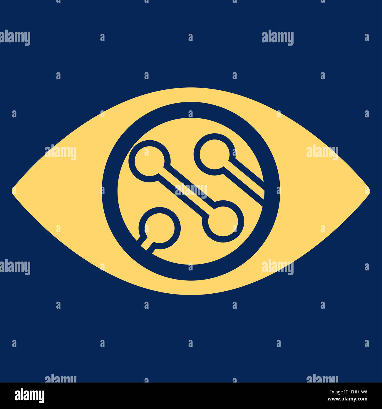 Smart Lens Icon Stock Photo - Alamy