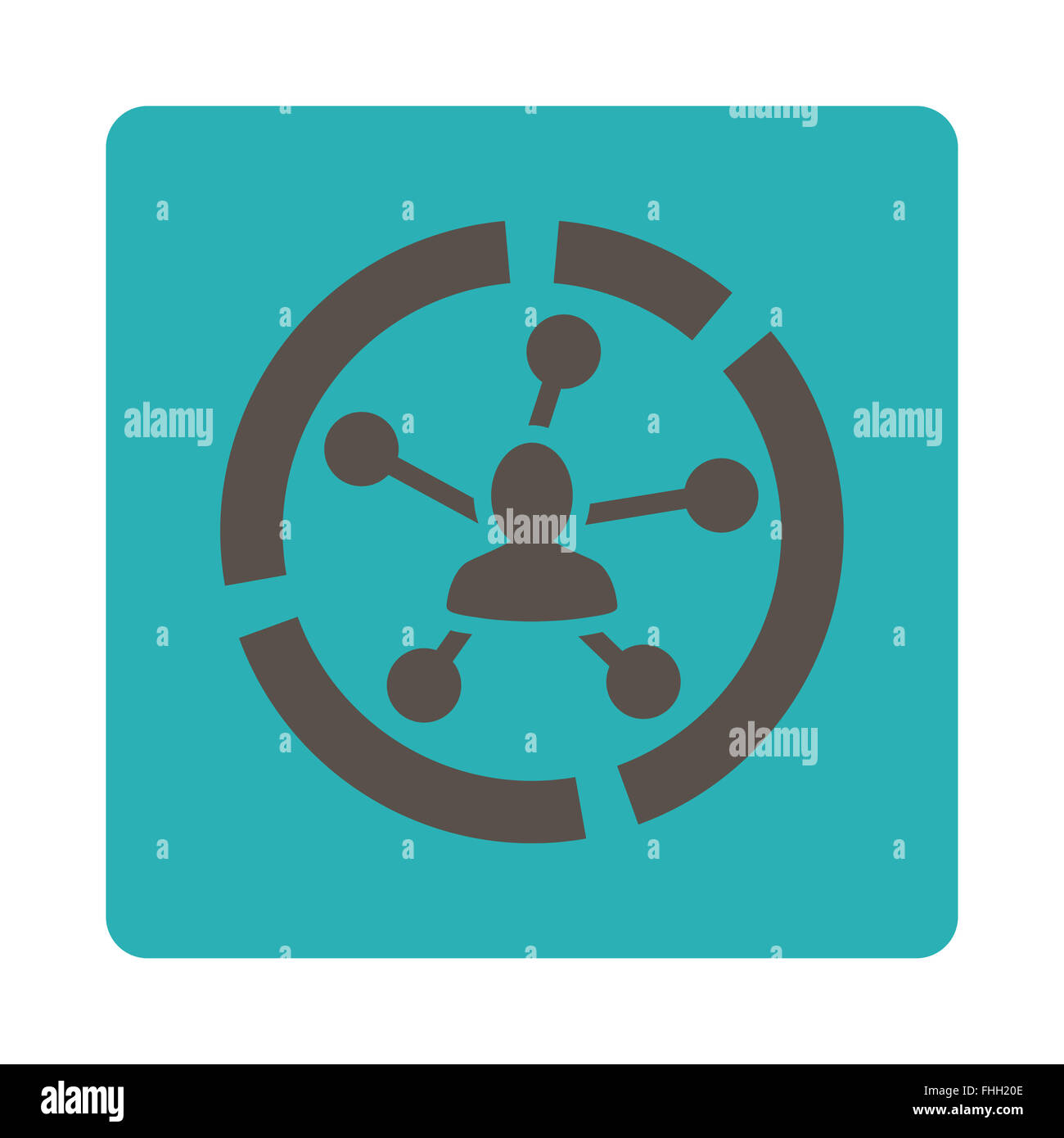 Relations diagram icon Stock Photo - Alamy