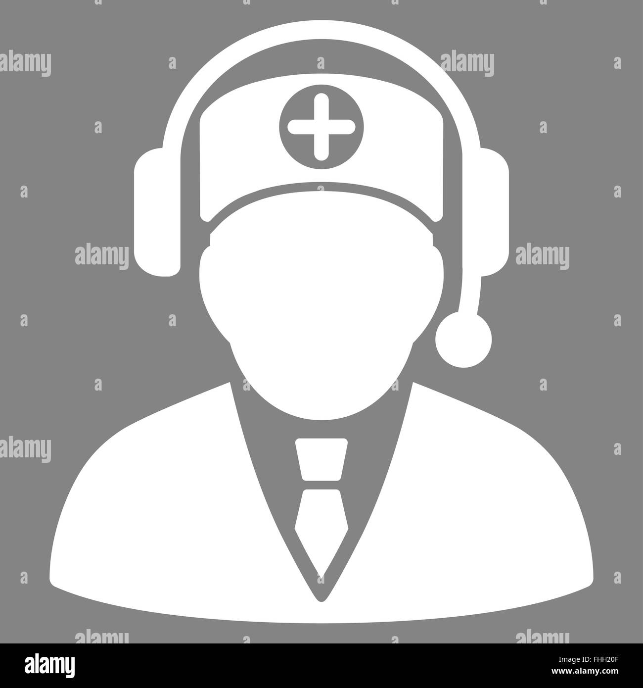 Medical Operator Icon Stock Photo - Alamy