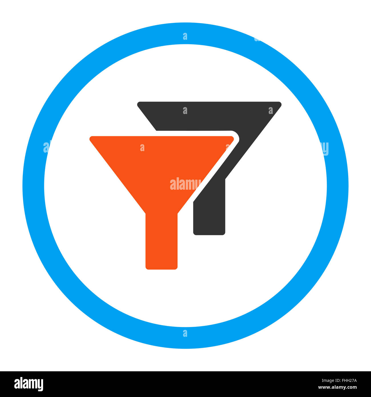 Filters Rounded Vector Icon Stock Photo - Alamy