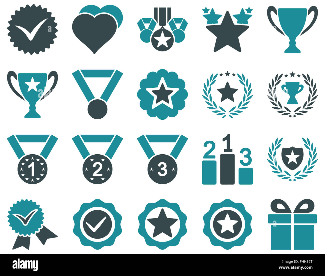 Competition amp; Success Bicolor Icons Stock Photo - Alamy