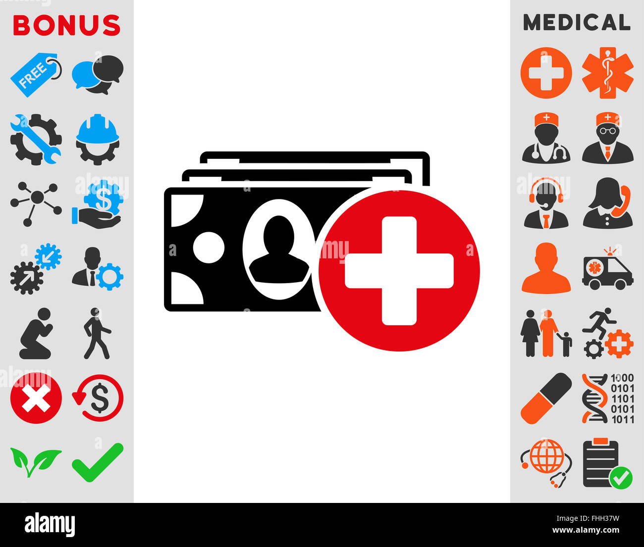 Medical Expences Icon Stock Photo - Alamy