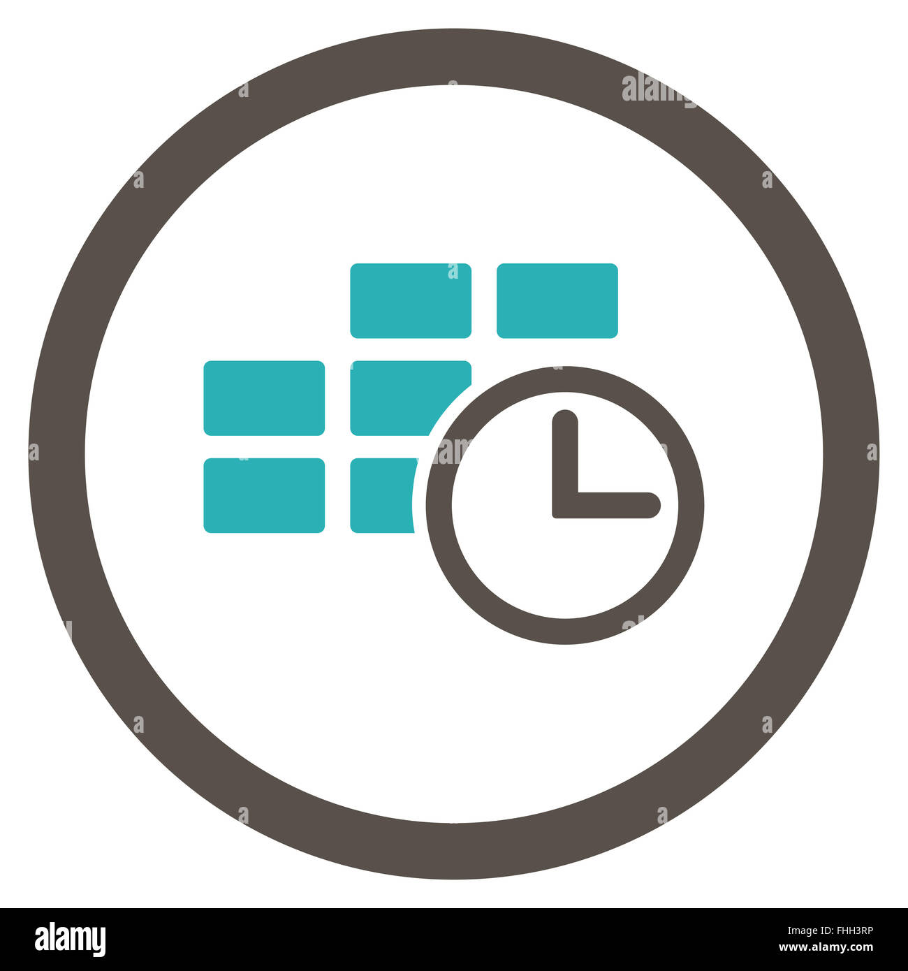 Time Grid Icon Stock Photo - Alamy