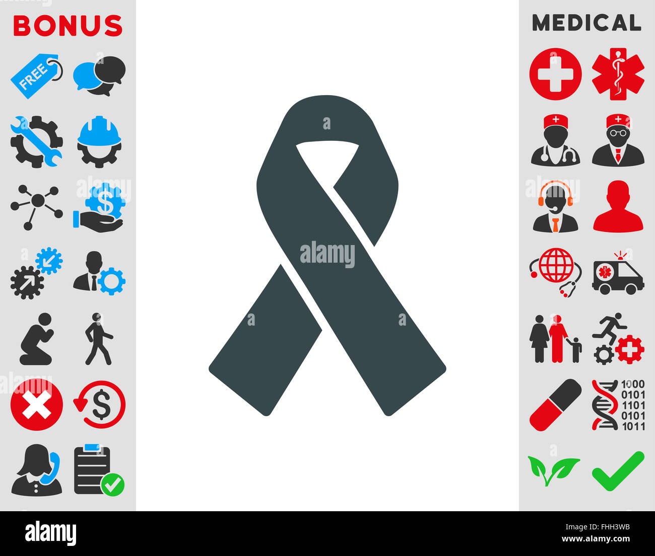 Solidarity Ribbon Icon Stock Photo - Alamy