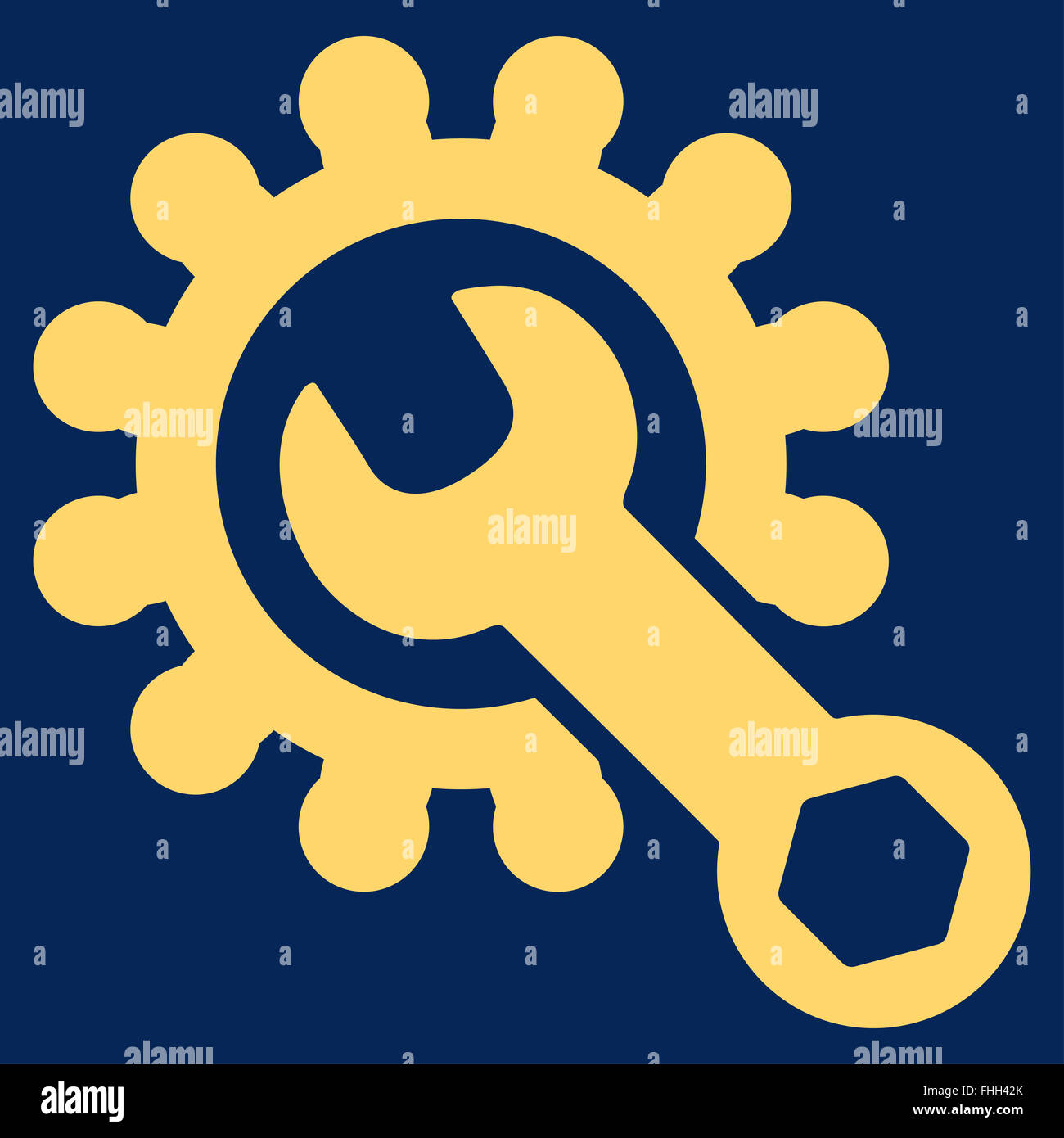 Service Tools Icon Stock Photo - Alamy