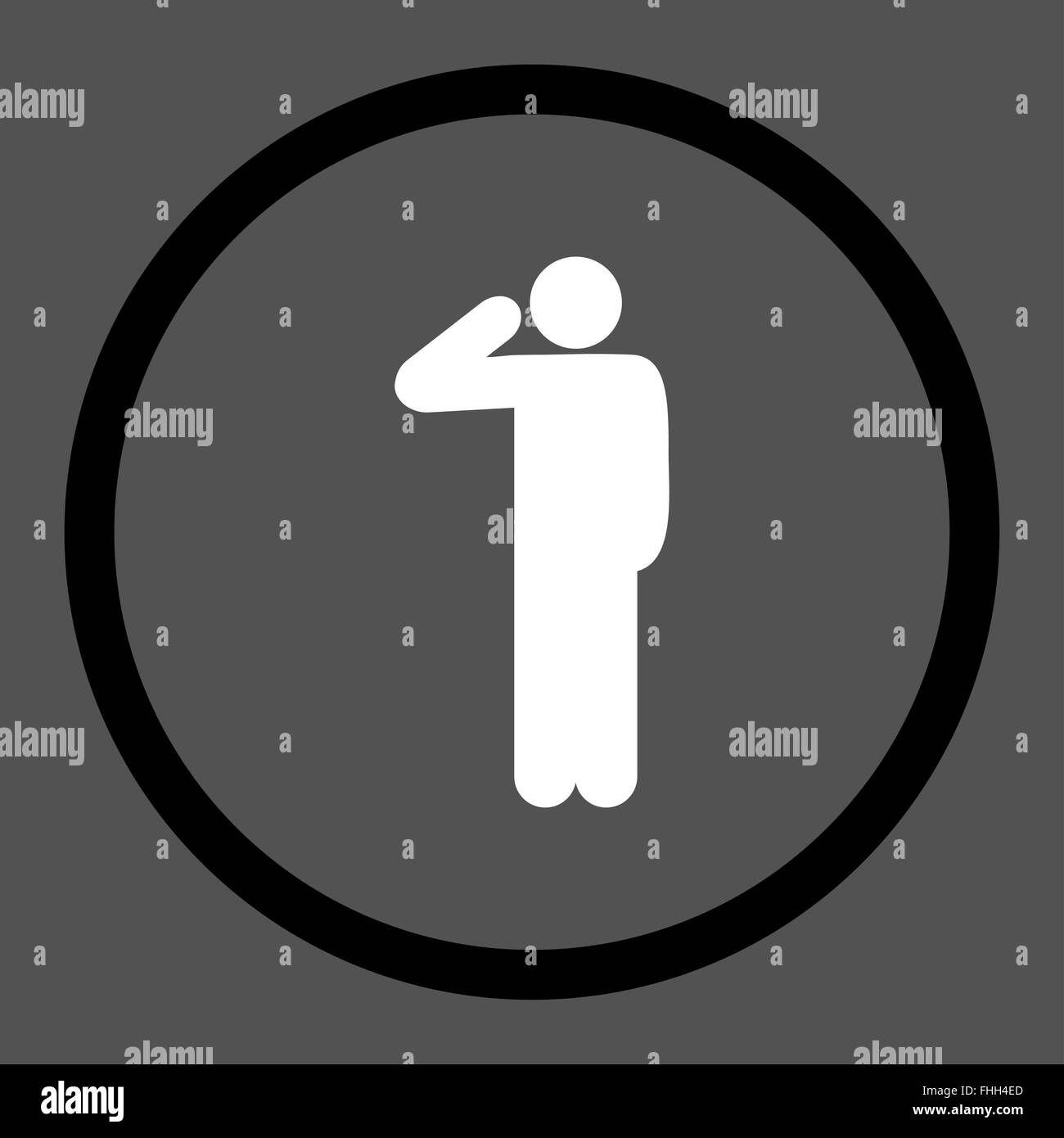 Military hand salute Black and White Stock Photos & Images - Alamy