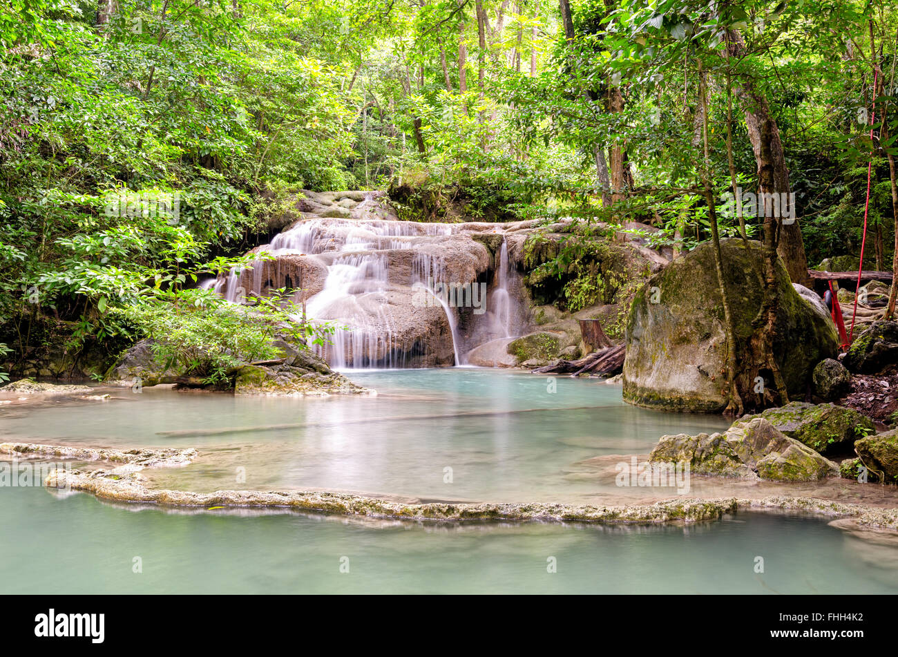 Erawan Waterfalls in Erawan National Park (Thailand Stock Photo - Alamy Erawan Waterfalls in Erawan National Park (Thailand Stock Photo - Alamy